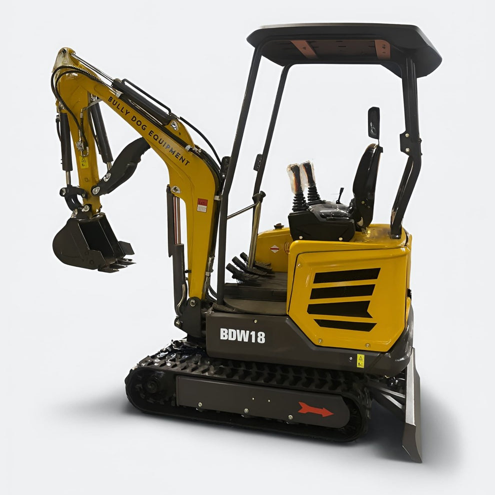 1.8 ton Roof Excavator with Kubota Diesel Engine – Bully Dog Equipment